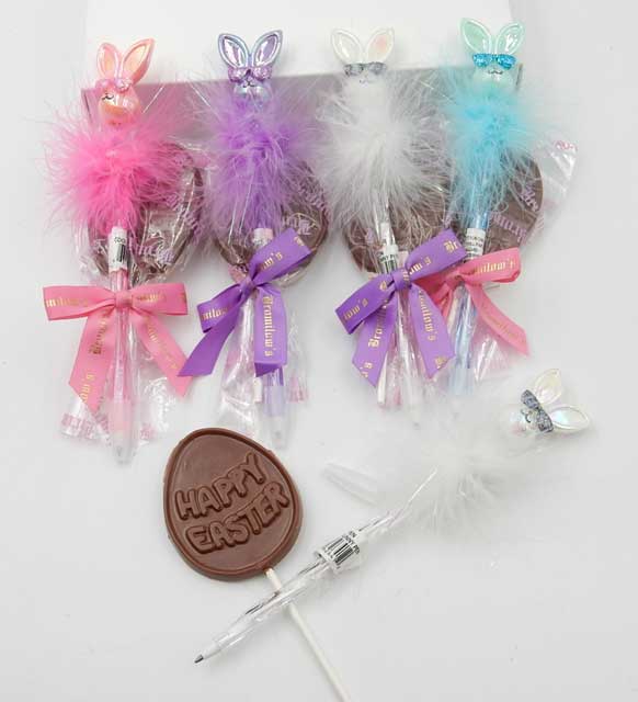 Easter Bunny Pen with Chocolate Pop - Bromilow Chocolates